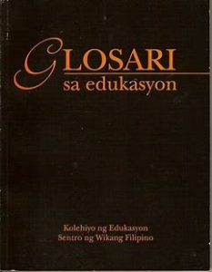 Glosari Sa Edukasyon - Sentro ng Wikang Filipino